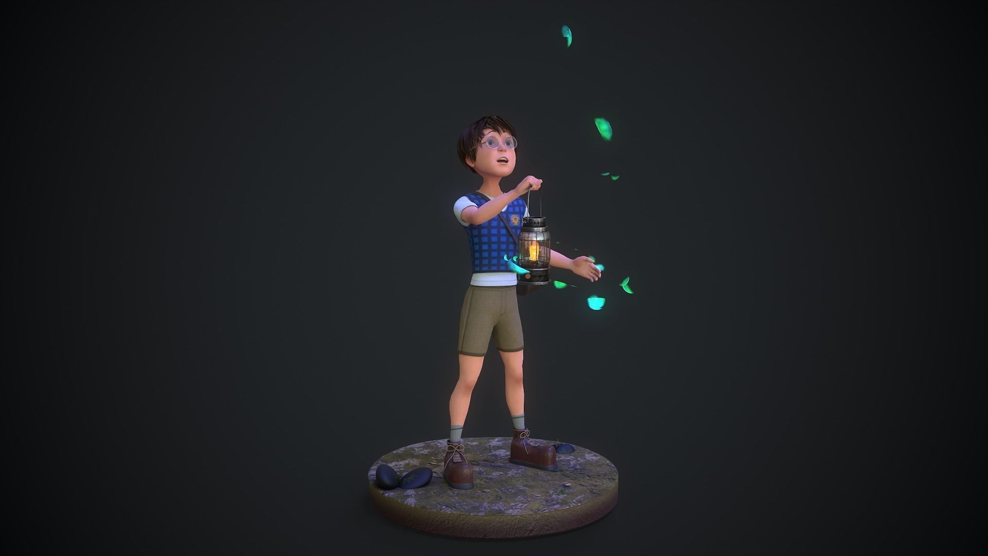 3D model Adventure Boy in a Fantasy World VR / AR / low-poly | CGTrader