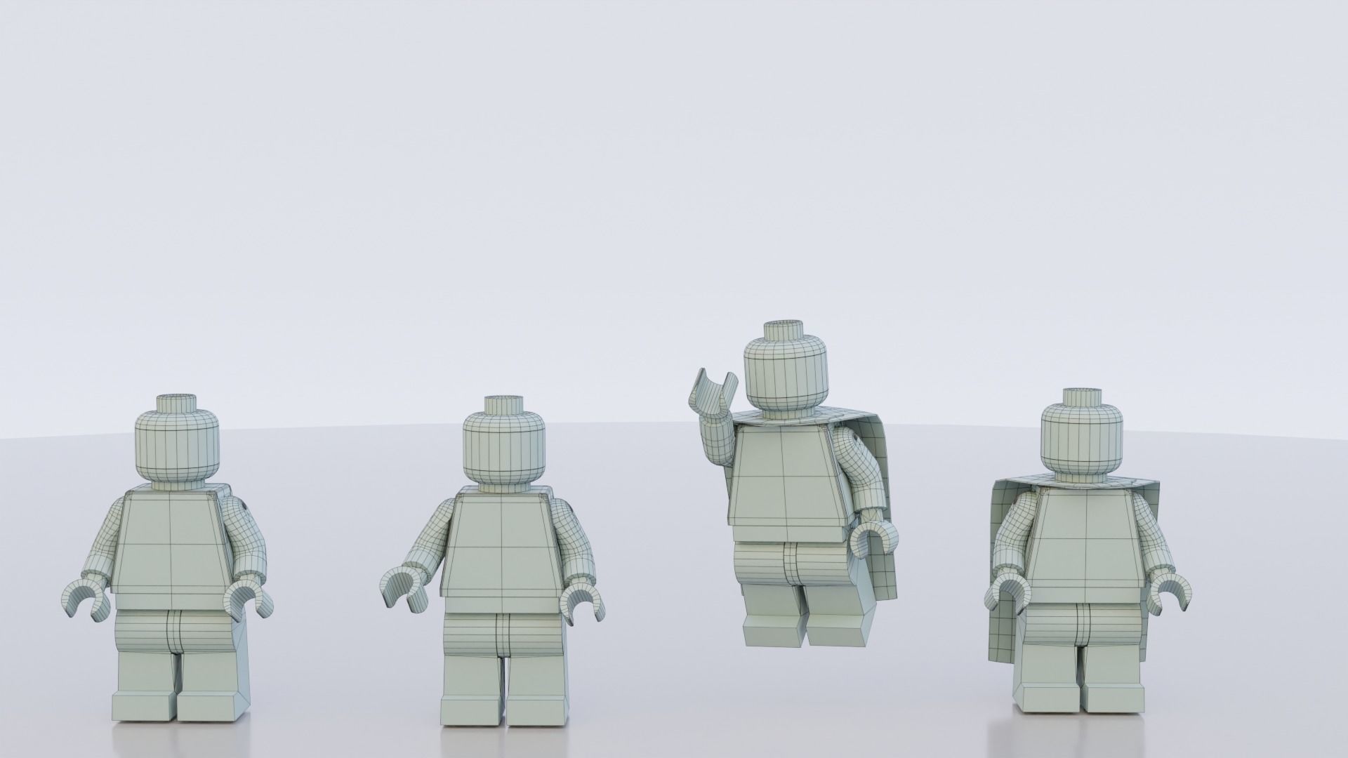 Lego WandaVision mini pack 3D model | CGTrader