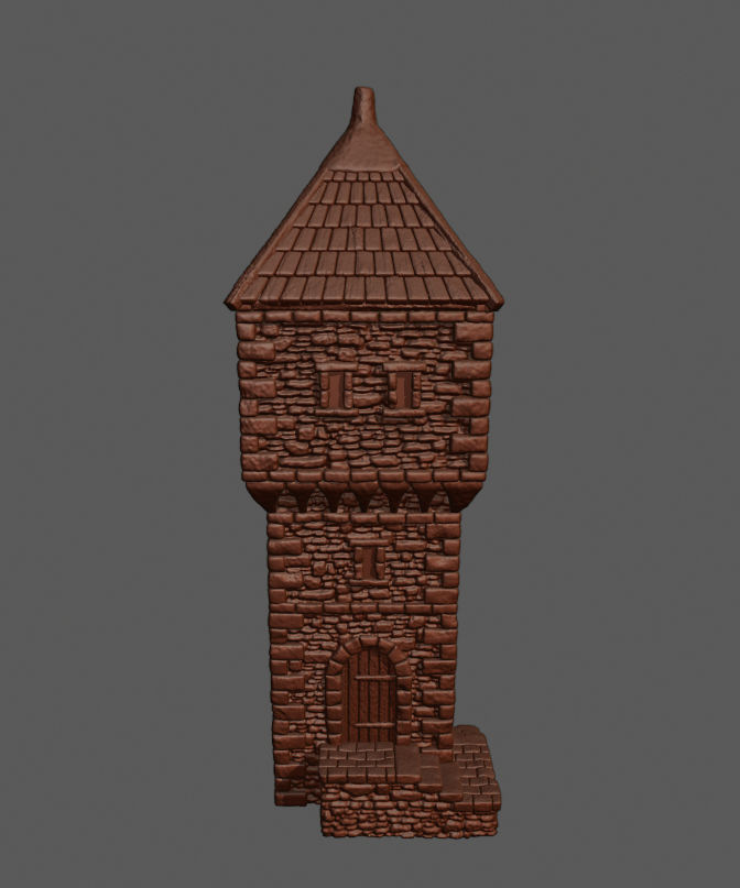 Guard Tower 3D Print 3D model 3D printable | CGTrader