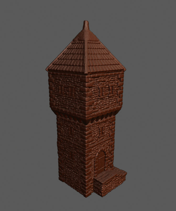 Guard Tower 3D Print 3D model 3D printable | CGTrader