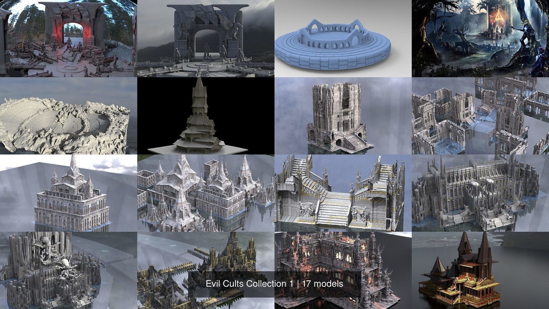 Evil Cults Collection 1 | CGTrader