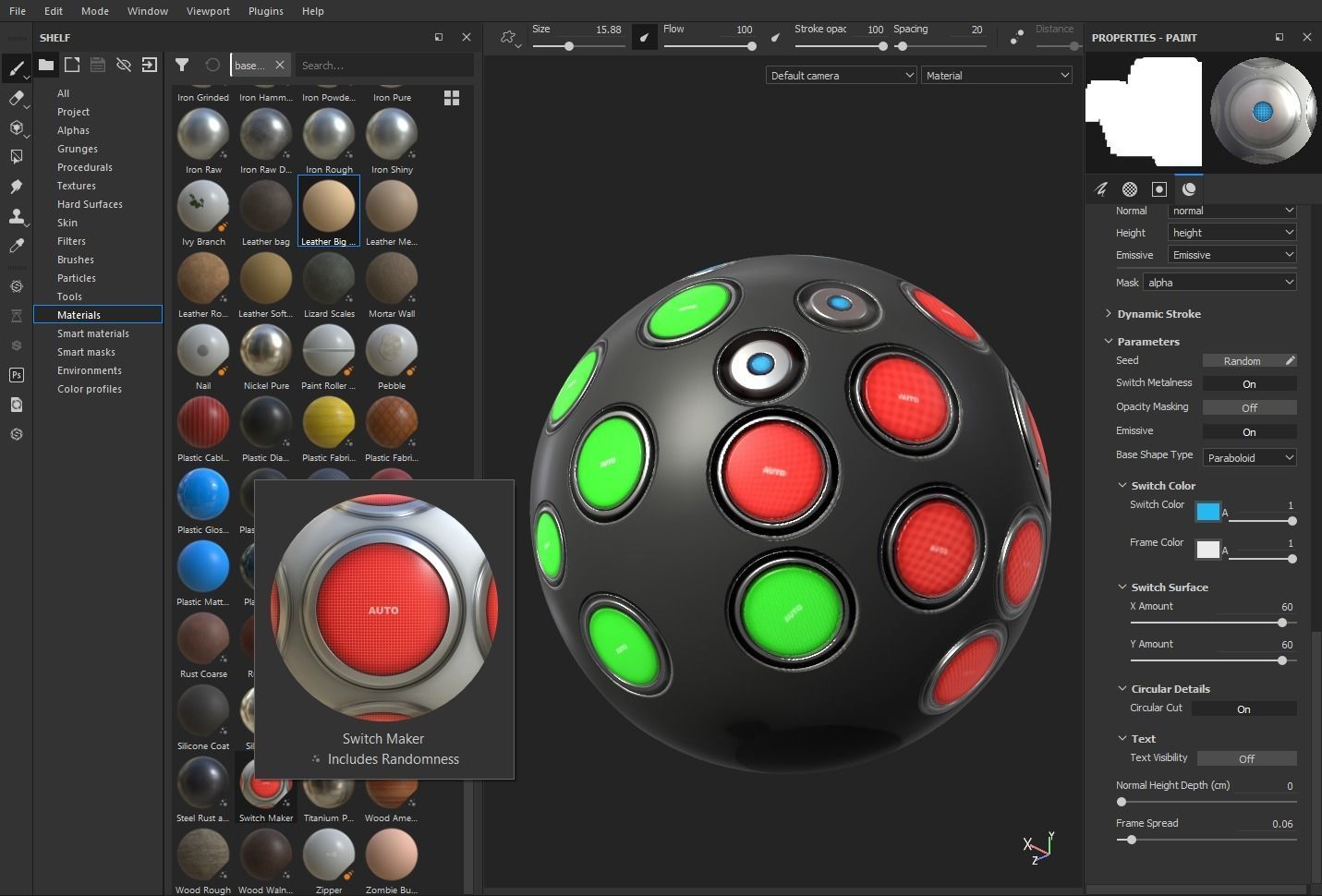 3D model Switch Maker - Procedural Substance Decal Generator VR / AR ...