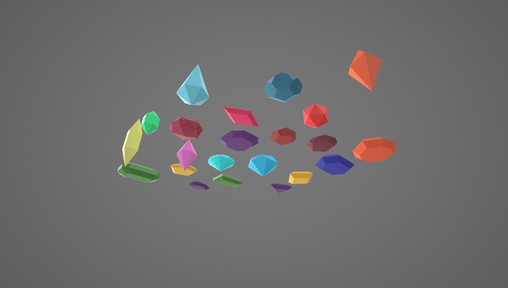 3D model Gem Pack - Fantasy VR / AR / low-poly | CGTrader