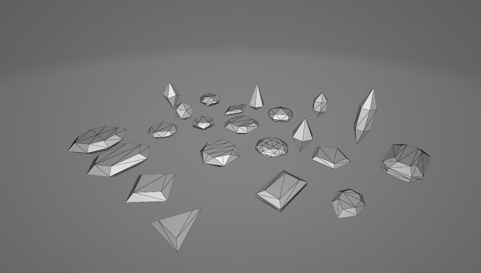 3D model Gem Pack - Fantasy VR / AR / low-poly | CGTrader