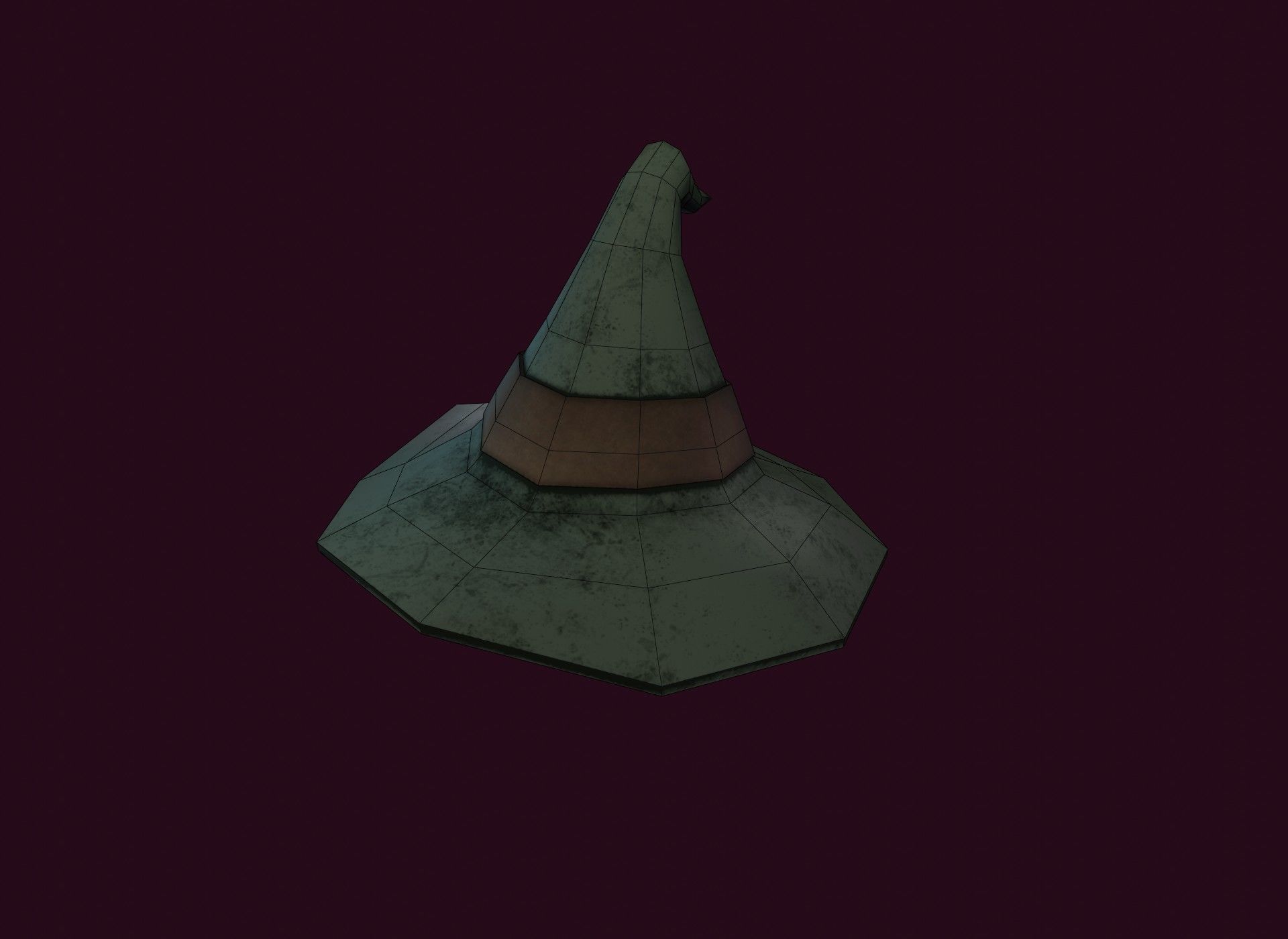 3D model Stylized Mage Hat 3D Model VR / AR / low-poly | CGTrader