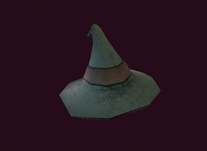 3D model Stylized Mage Hat 3D Model VR / AR / low-poly | CGTrader
