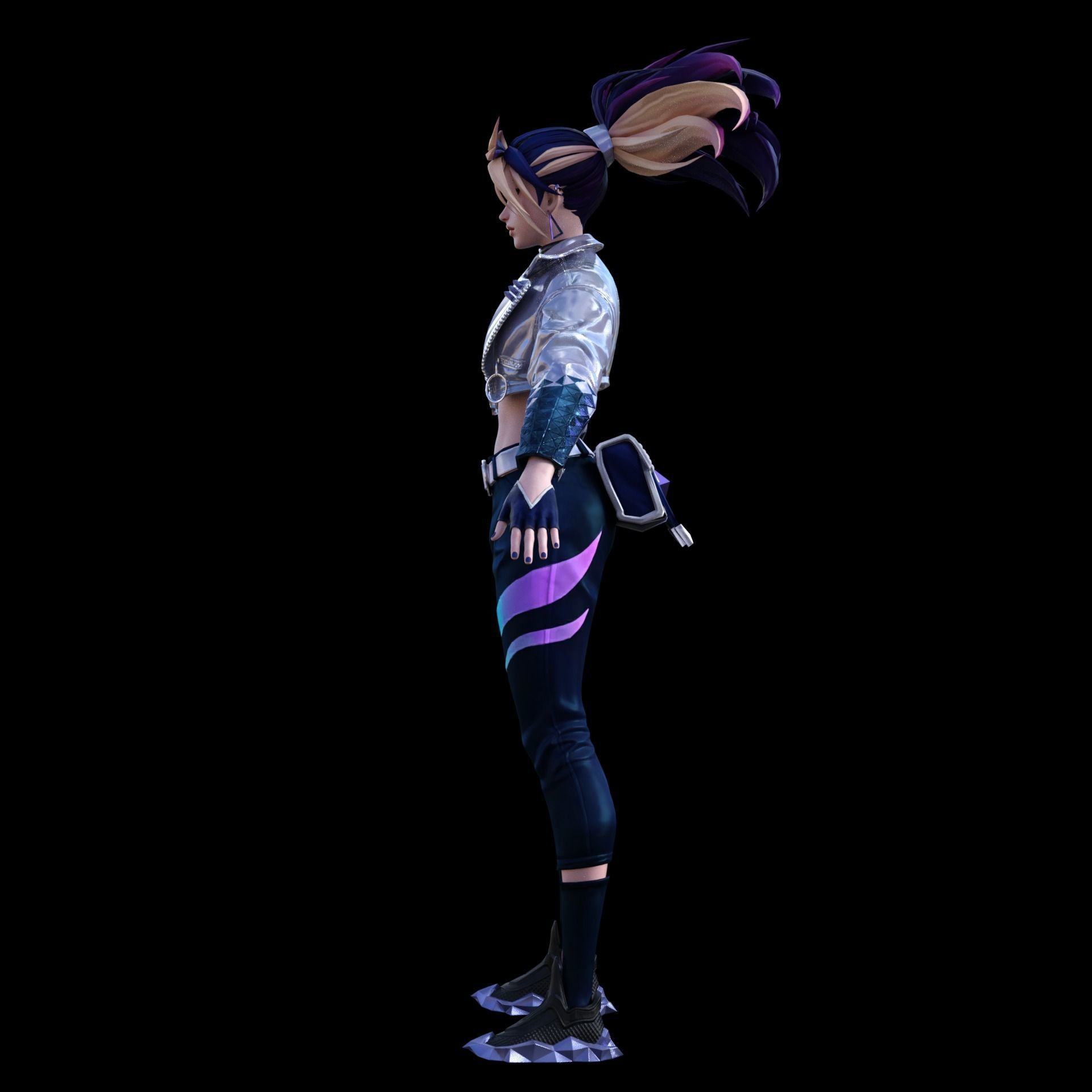 League of Legends - KDA ALL OUT Akali RIGGED 3D model rigged | CGTrader