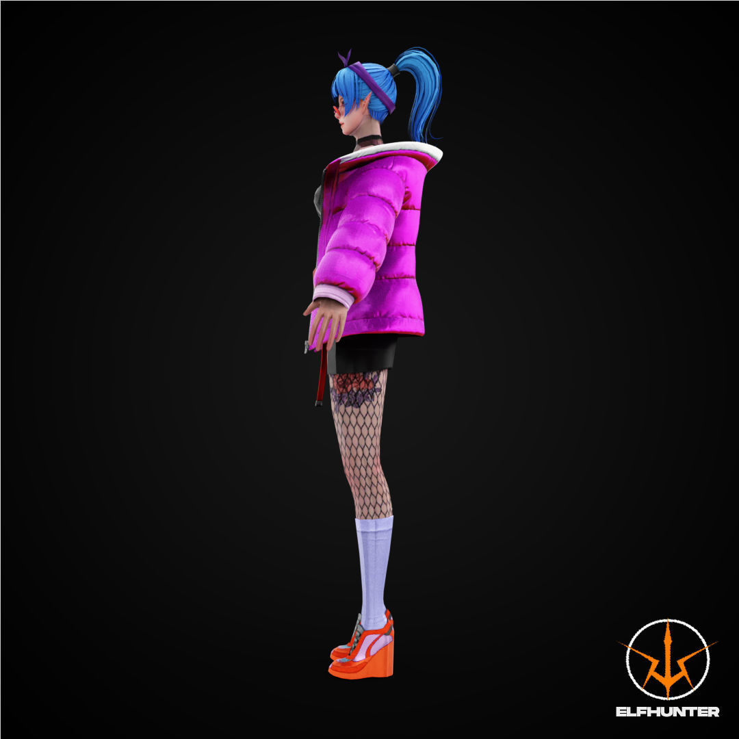 3D model EXCLUSIVE EDITION RIGGED CHARACTER ELF HYPEBEAST VR / AR / low ...