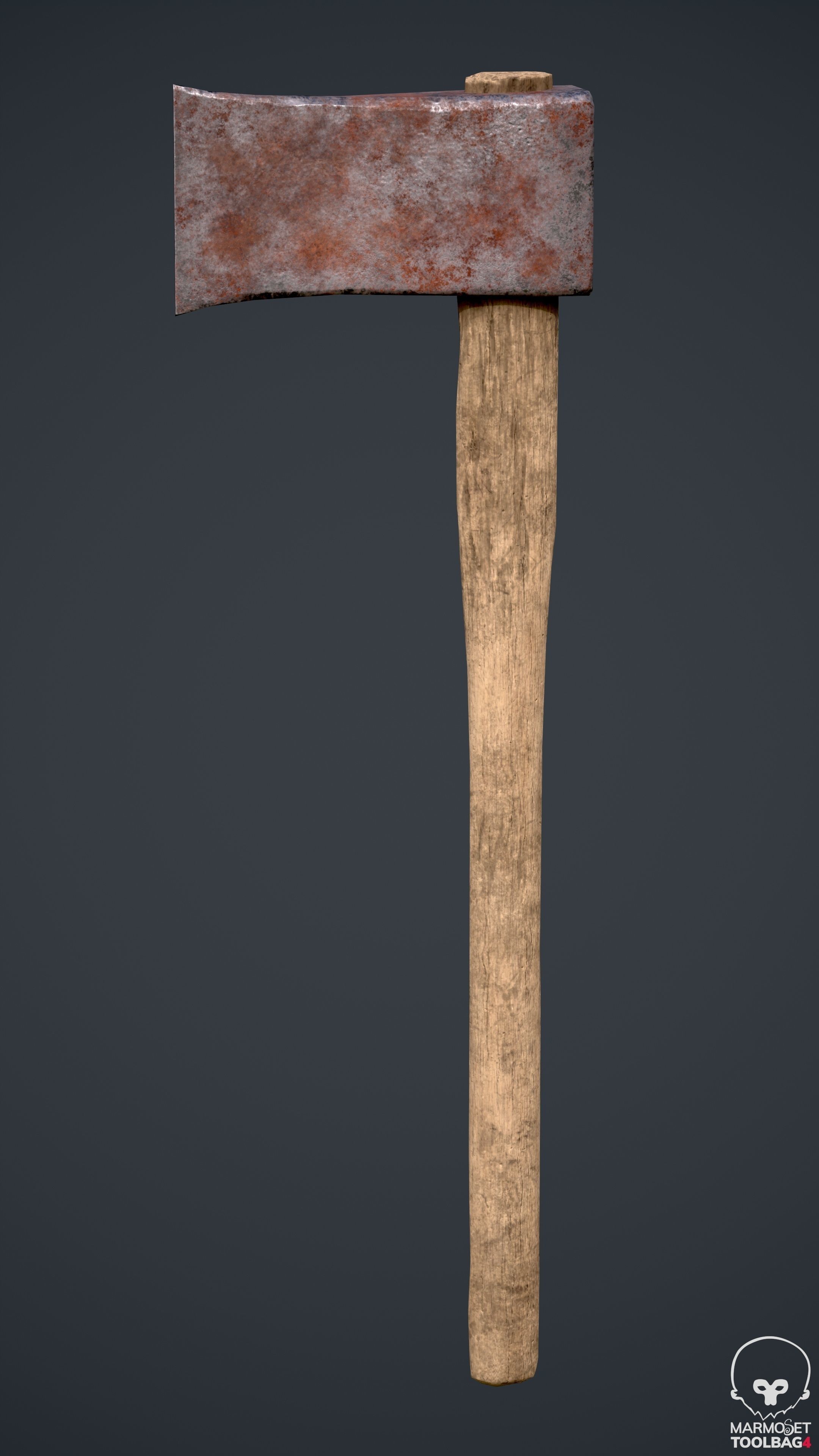 3D model Rusty Axe VR / AR / low-poly | CGTrader