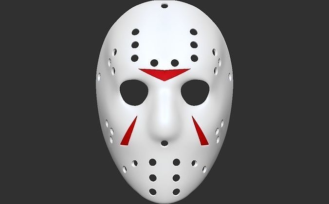 Jason mask 3D model 3D printable | CGTrader