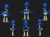 Pokemon - Quaxly Quaxwell and Quaquaval with 2 poses 3D model 3D ...