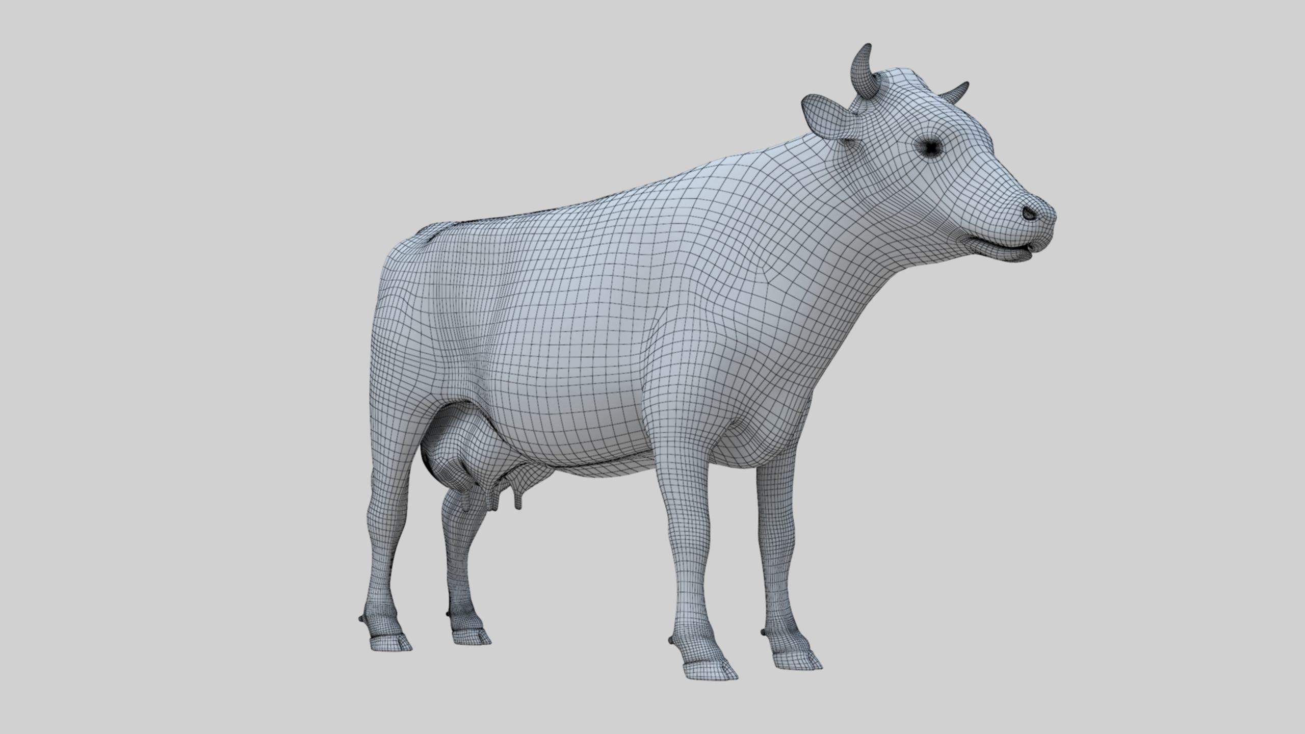 Low Poly Cow Collection - 3 Cow Models - 4K - Unwrapped VR / AR / low-poly | CGTrader