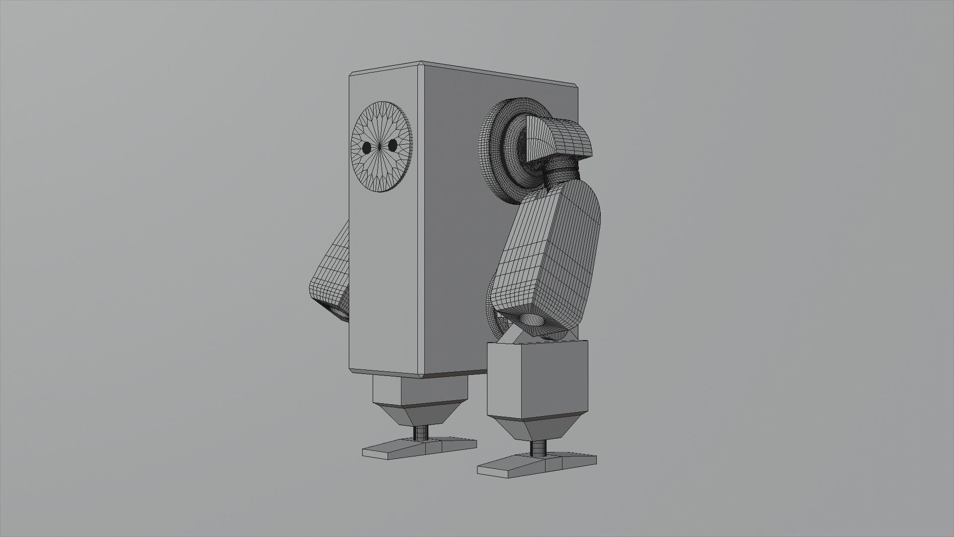 3D model Low poly robot VR / AR / low-poly | CGTrader