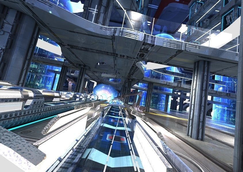 Sci Fi Factory Interior 3D model | CGTrader