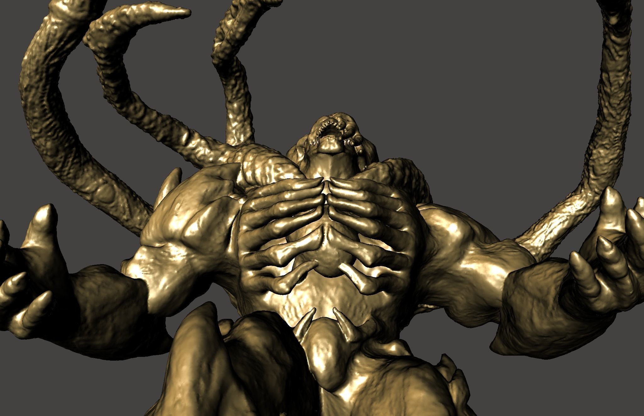 Lambent Berserker Gears Of War 3 Ultra Detailed High Poly Stl 3d Model 3d Printable Cgtrader