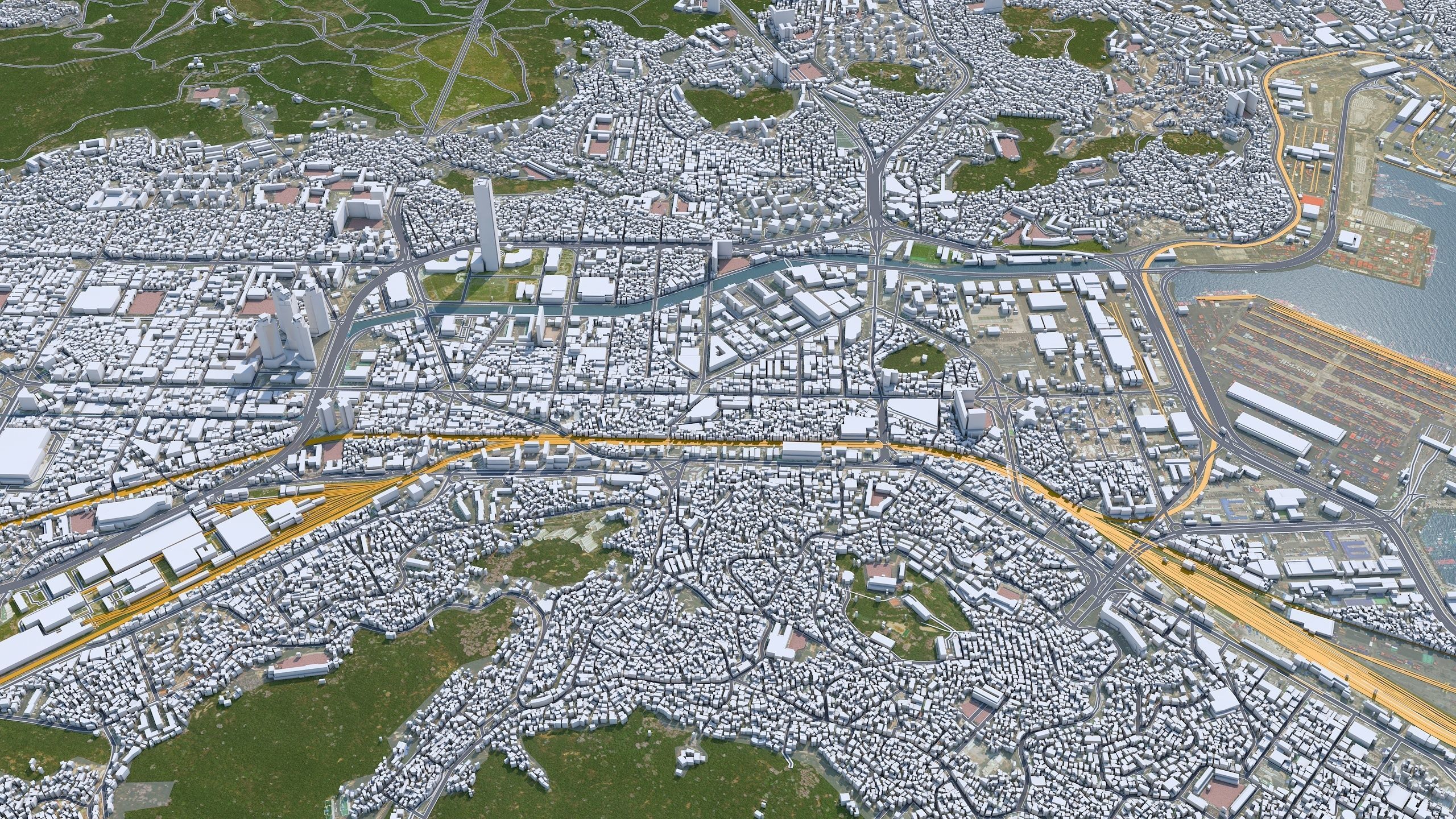 3D model Busan Downtown South Korea VR / AR / low-poly | CGTrader