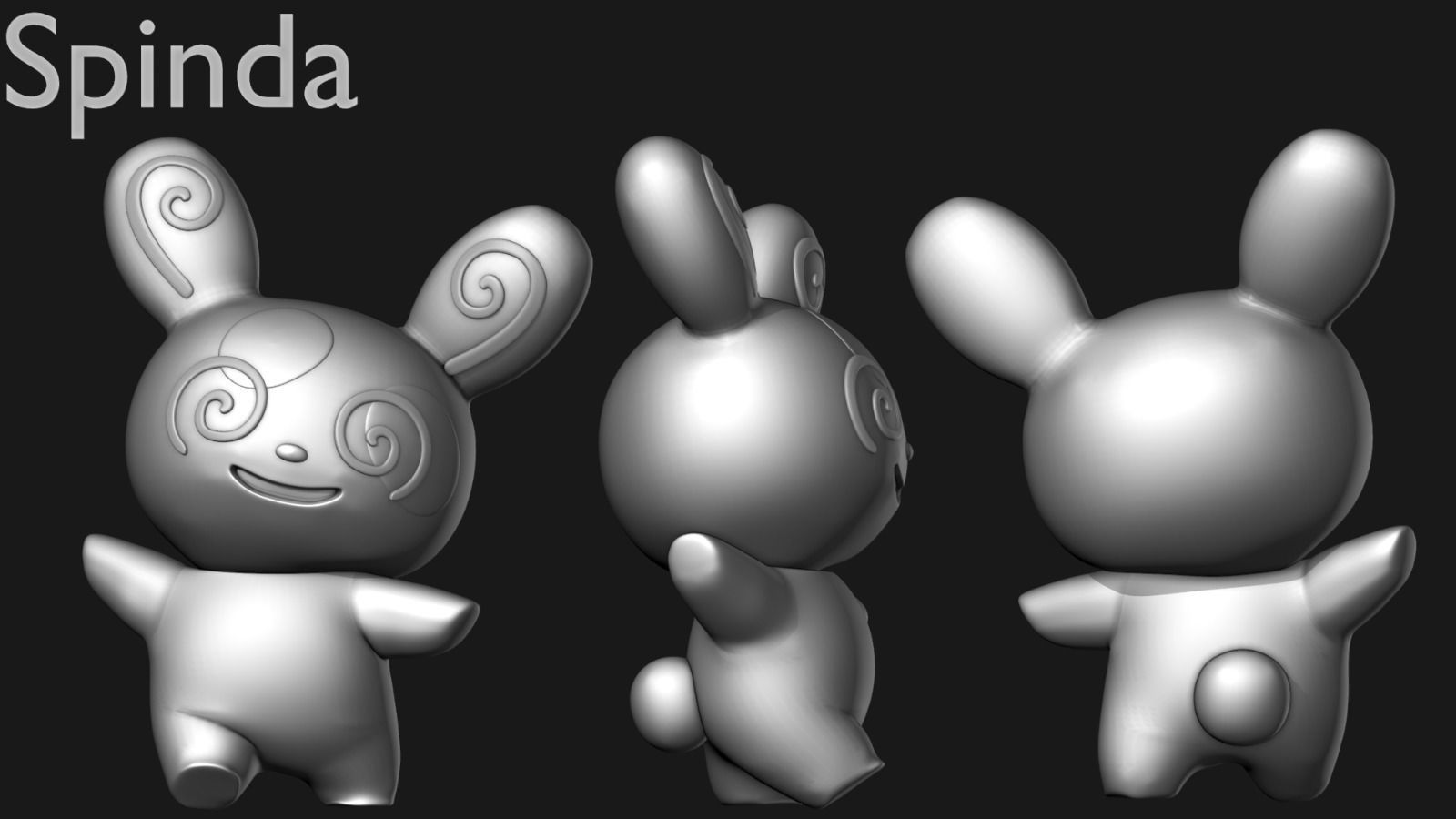 Pokemon Spinda 3D model 3D printable | CGTrader