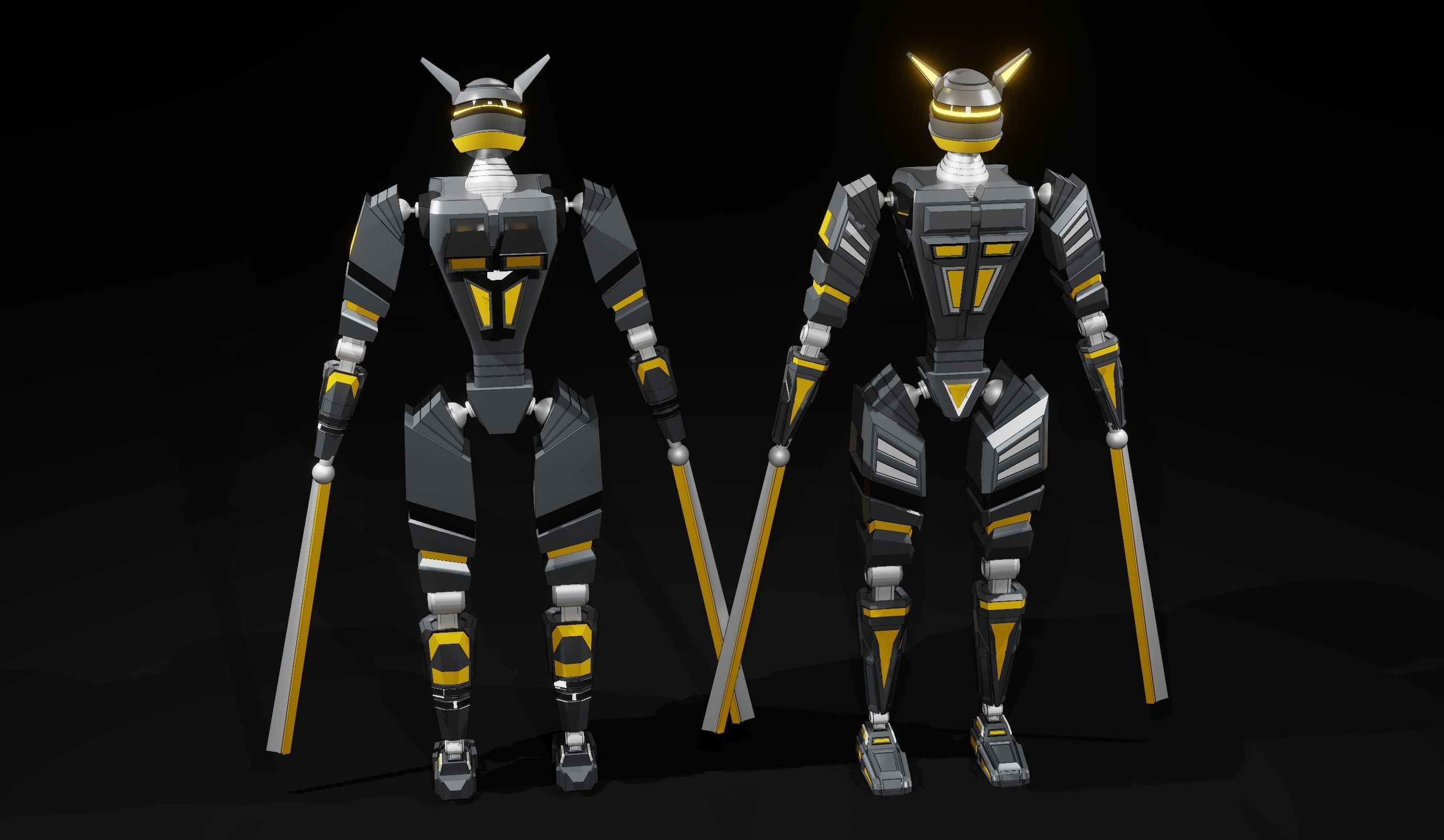 3D model Ninja robot 3d VR / AR / low-poly | CGTrader