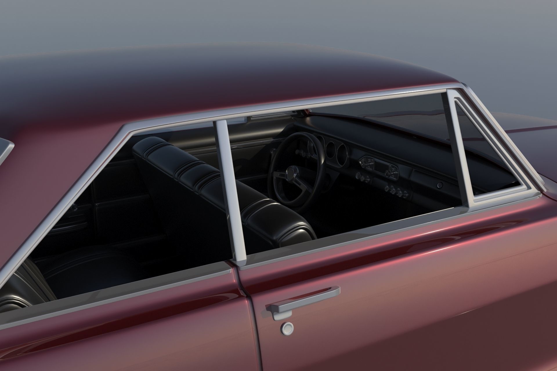 Chevrolet Nova 1965 3D model 3D printable | CGTrader