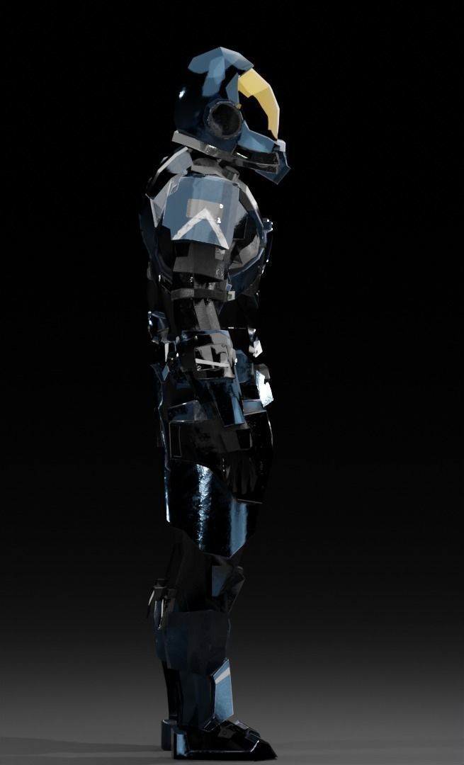 3D model Cyborg armor VR / AR / low-poly | CGTrader