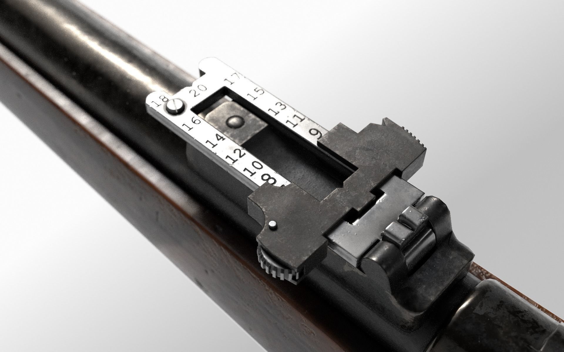 3D model Danish Krag Jorgensen M1889 VR / AR / low-poly | CGTrader