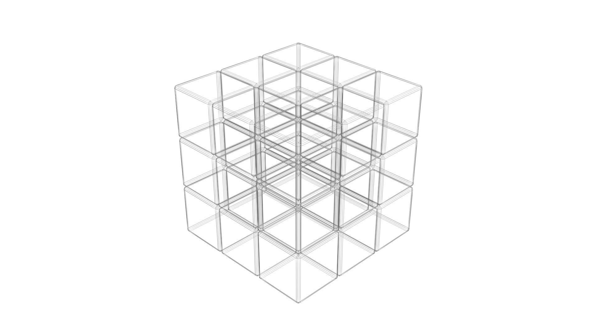 QR Code Rubiks Cube 3D model | CGTrader