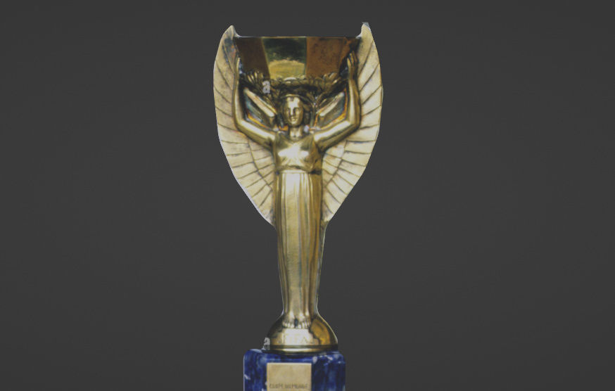 JULES RIMET TROPHY- WORLD CUP TROPHY 3D model animated | CGTrader