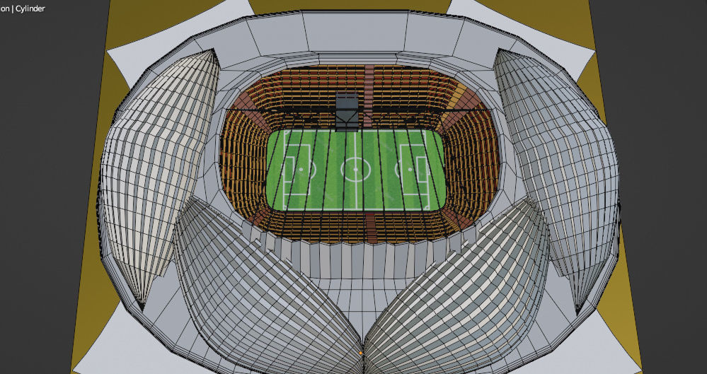 BEST FIFA DLS STADIUM 3D model animated | CGTrader