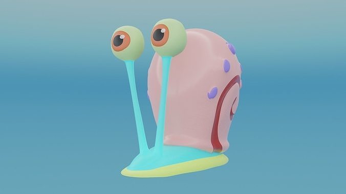 Gary the Snail 3D model | CGTrader