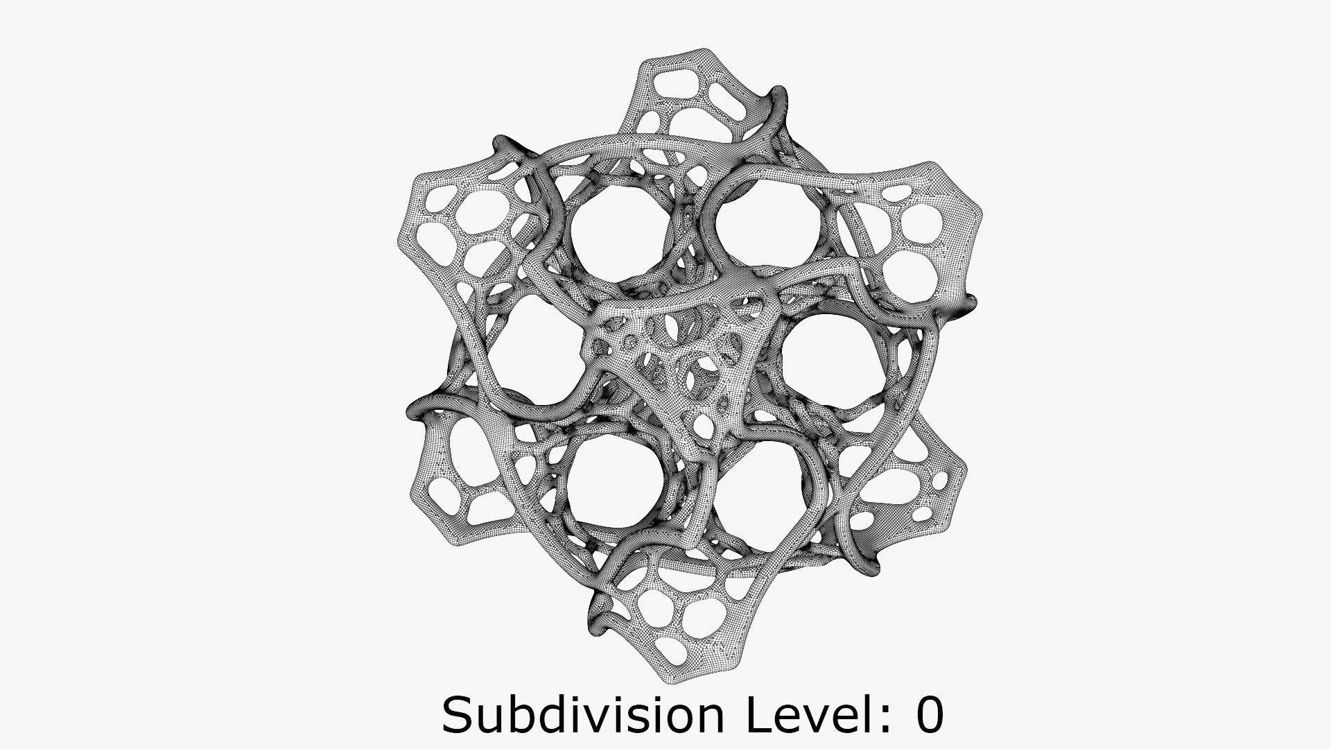 Gyroid Voronoi Unit 3D model 3D printable | CGTrader