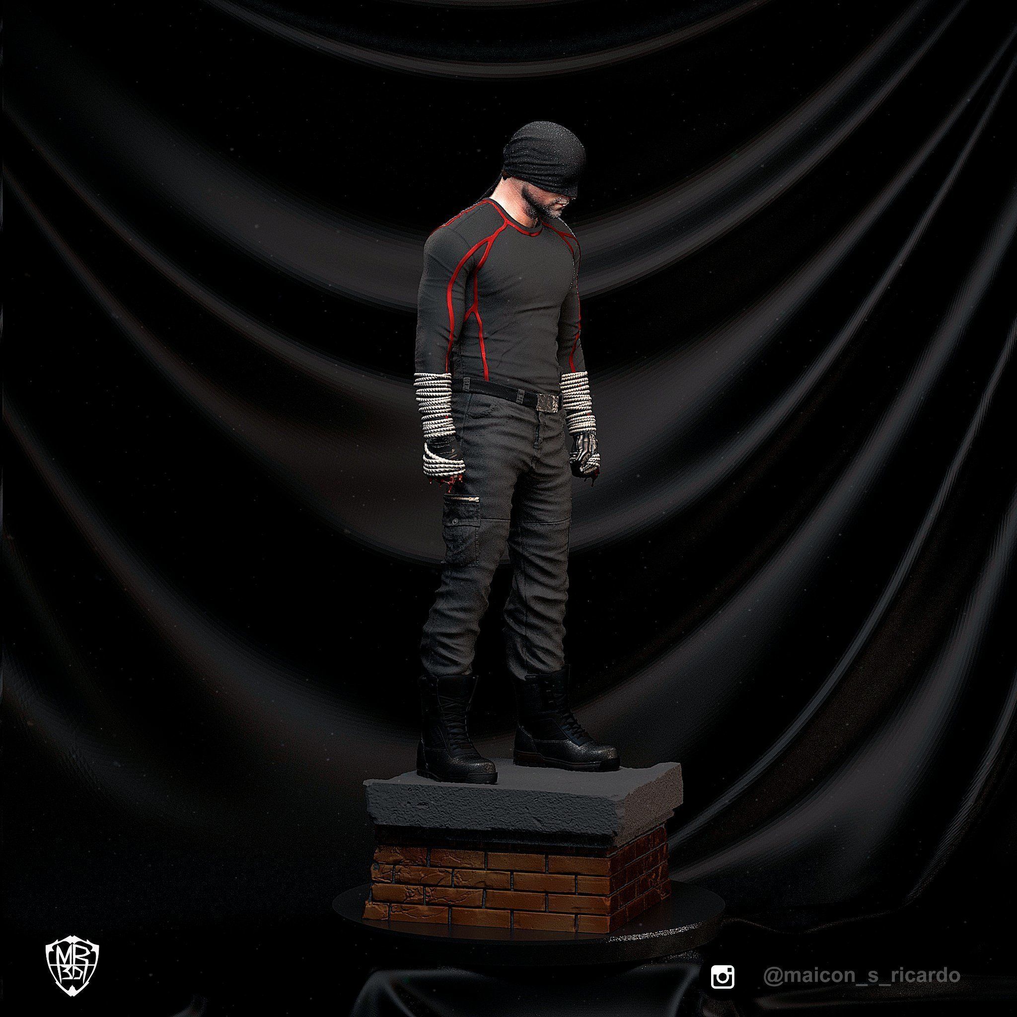 Daredevil Netflix version 3D model 3D printable | CGTrader