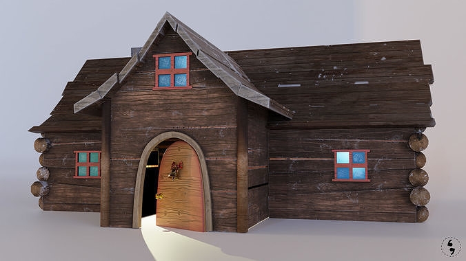 3D model Christmas Hut VR / AR / low-poly | CGTrader
