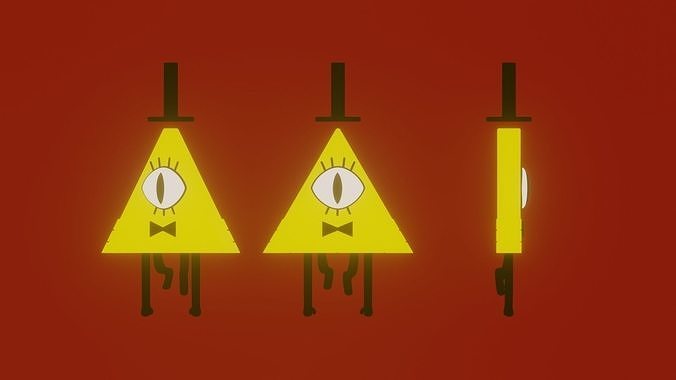 Bill Cipher 3d Model Cgtrader
