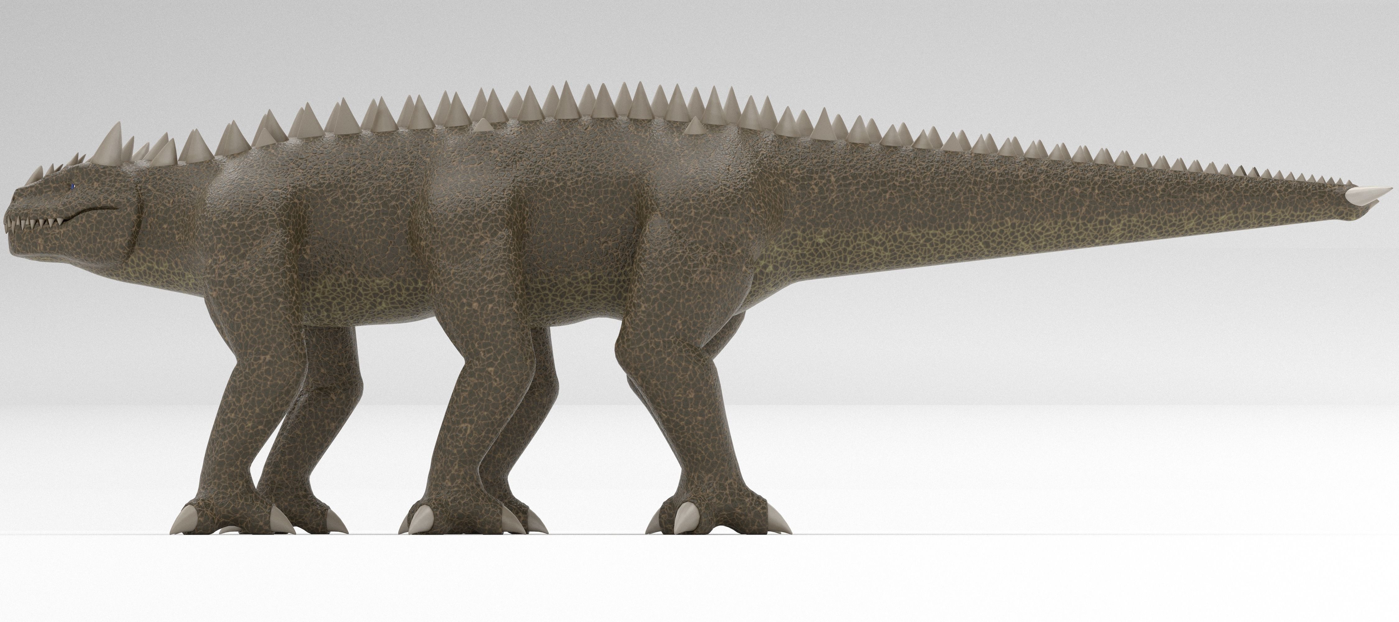 six-limbed monster 3D model | CGTrader