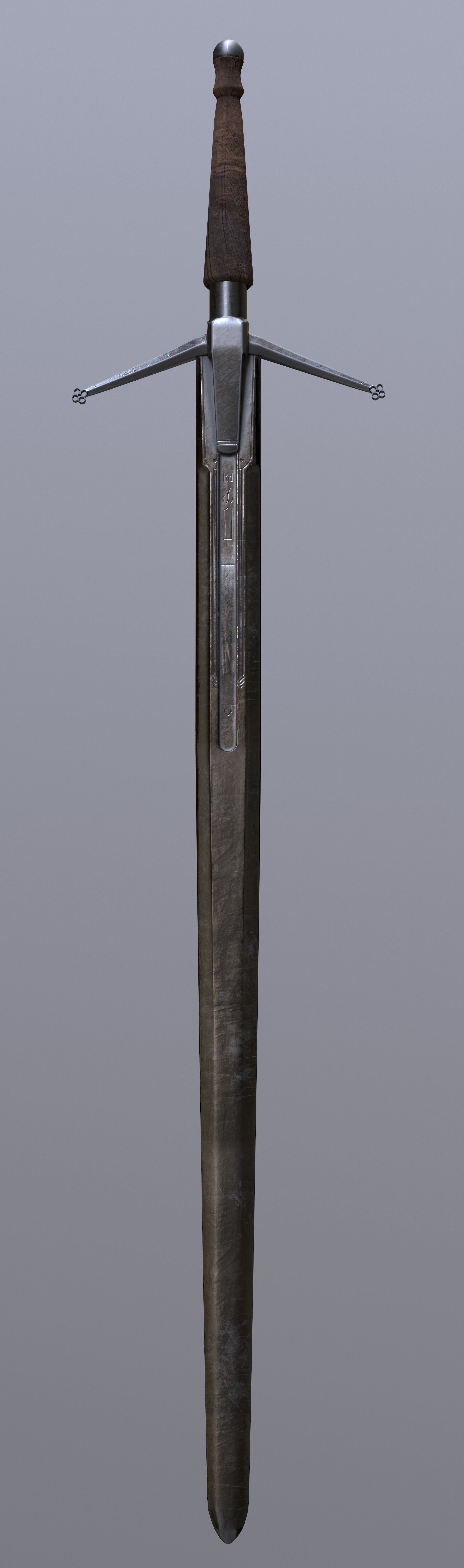 3D model Claymore sword game ready VR / AR / low-poly | CGTrader