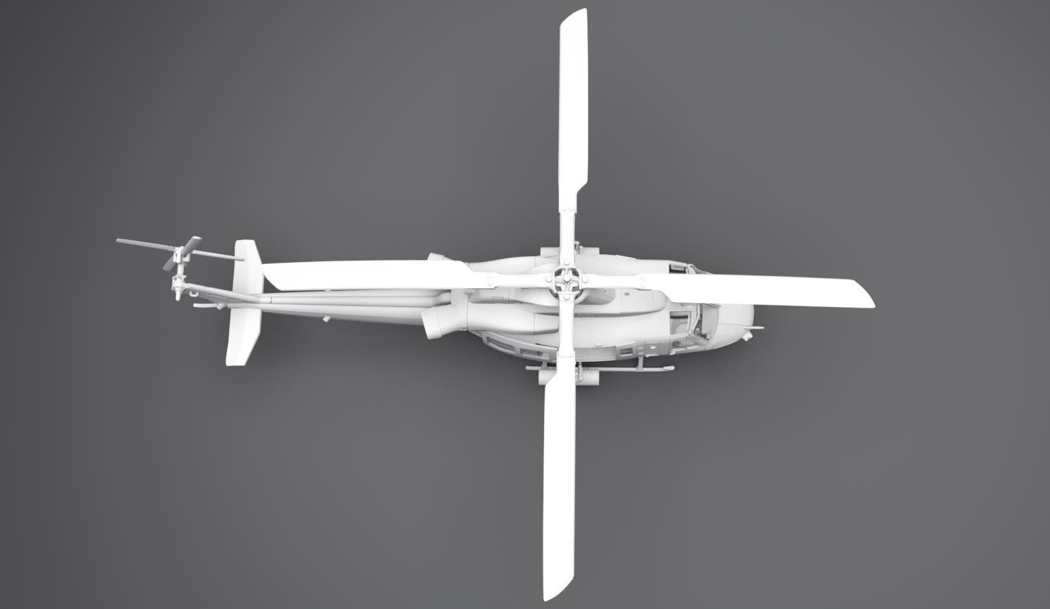 Uh1Y Venom Scale model 3D model 3D printable | CGTrader