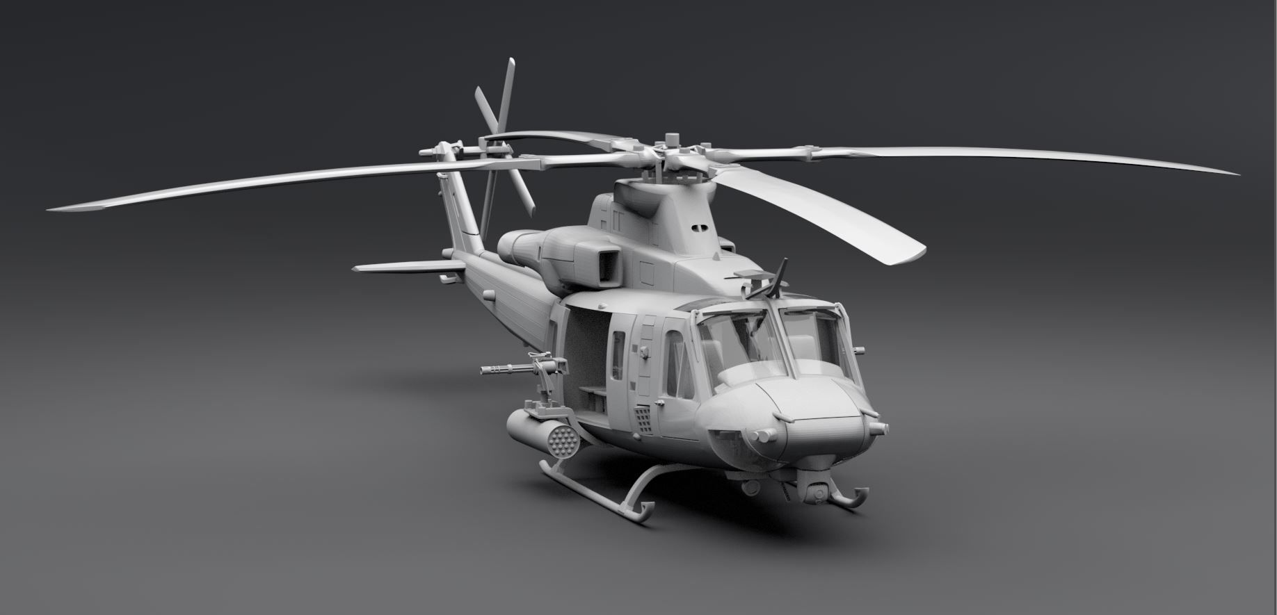 Uh1Y Venom Scale model 3D model 3D printable | CGTrader