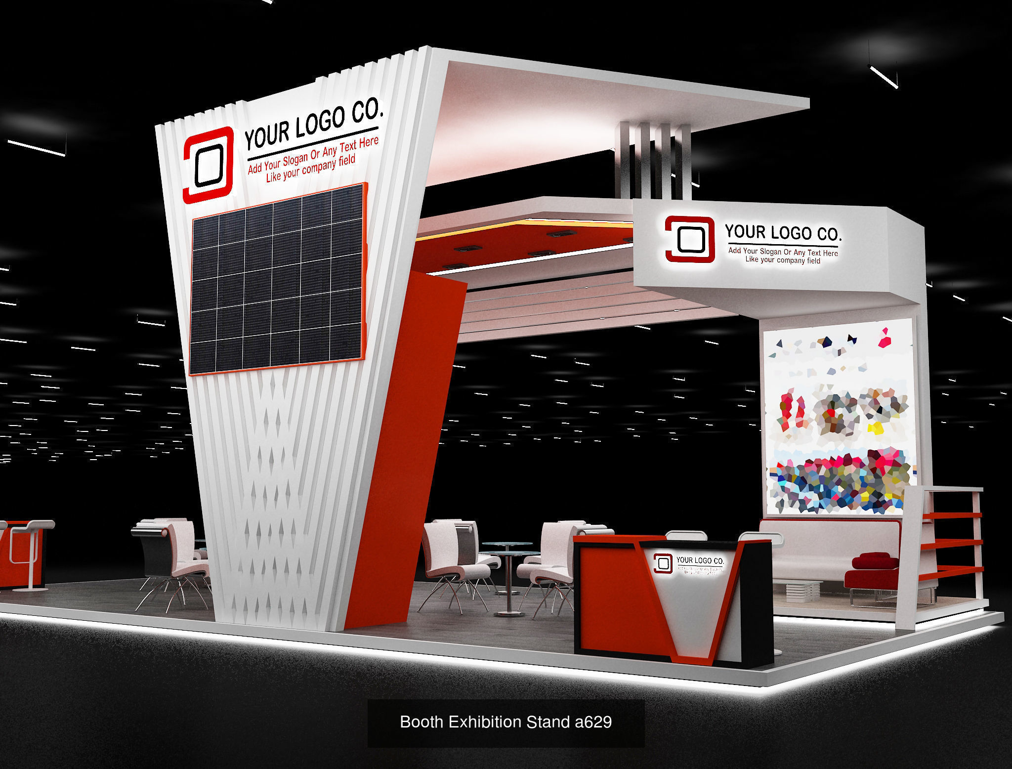 Booth Exhibition Stand G4 3D Model Collection | CGTrader