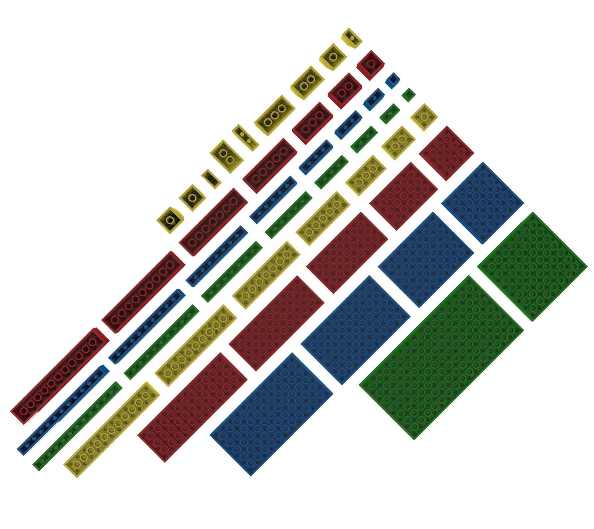 3D model Lego Bricks VR / AR / low-poly | CGTrader