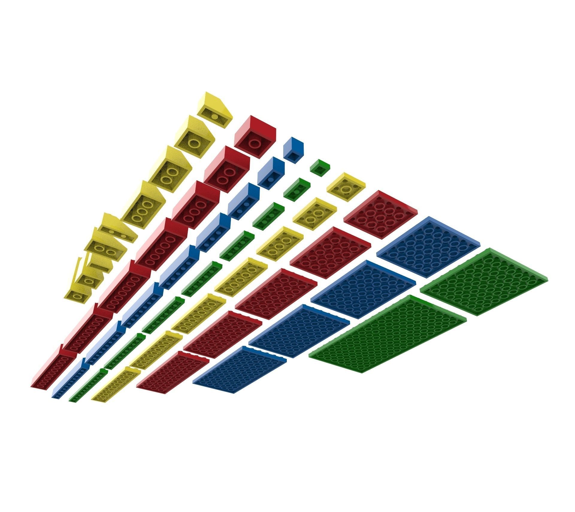 3D model Lego Bricks VR / AR / low-poly | CGTrader