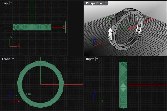 Cyber Ring 3D model | CGTrader