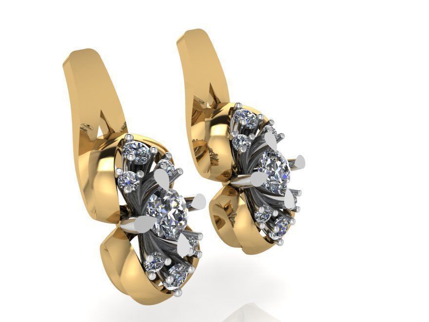 Shanq stones diamond set 2420 3D print model 3D model 3D printable ...