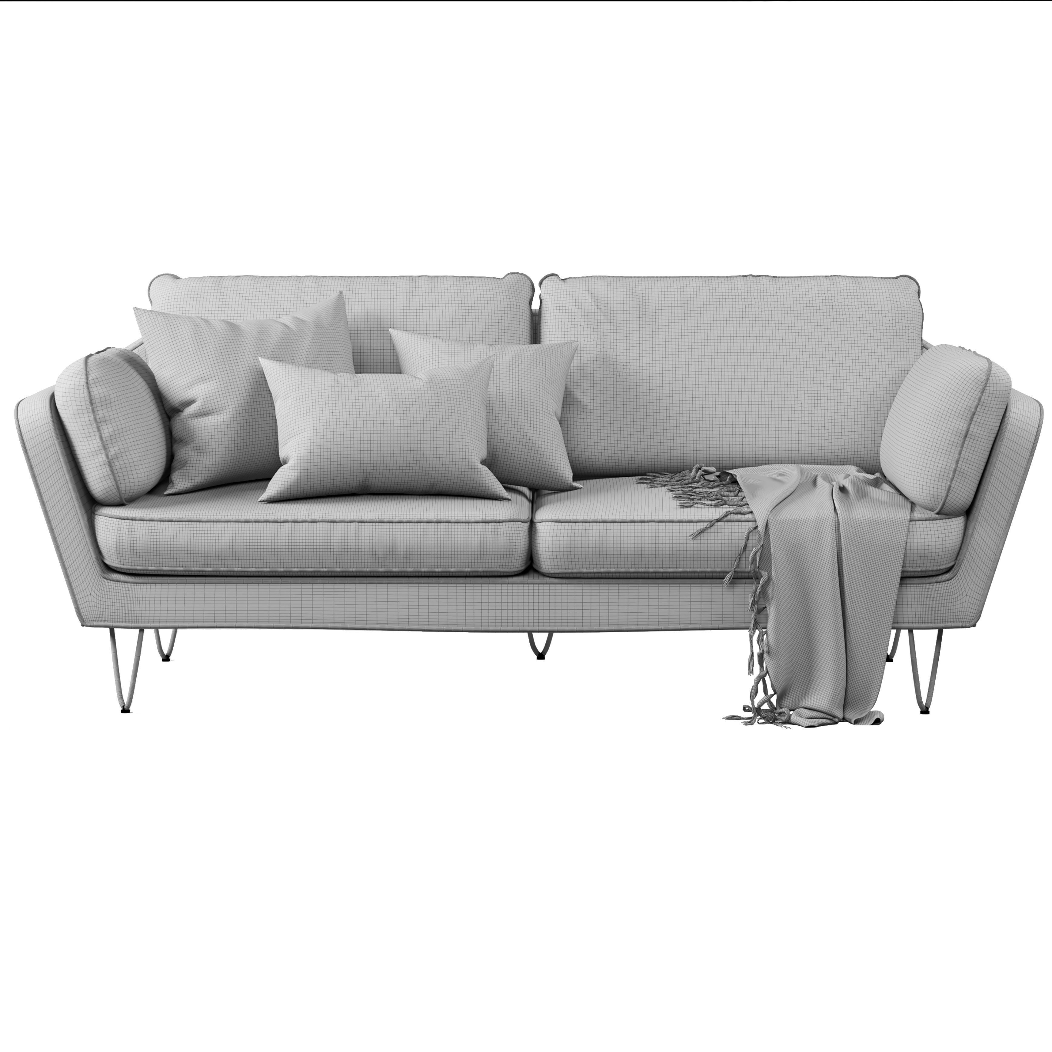 La Redoute sofa 3D model | CGTrader