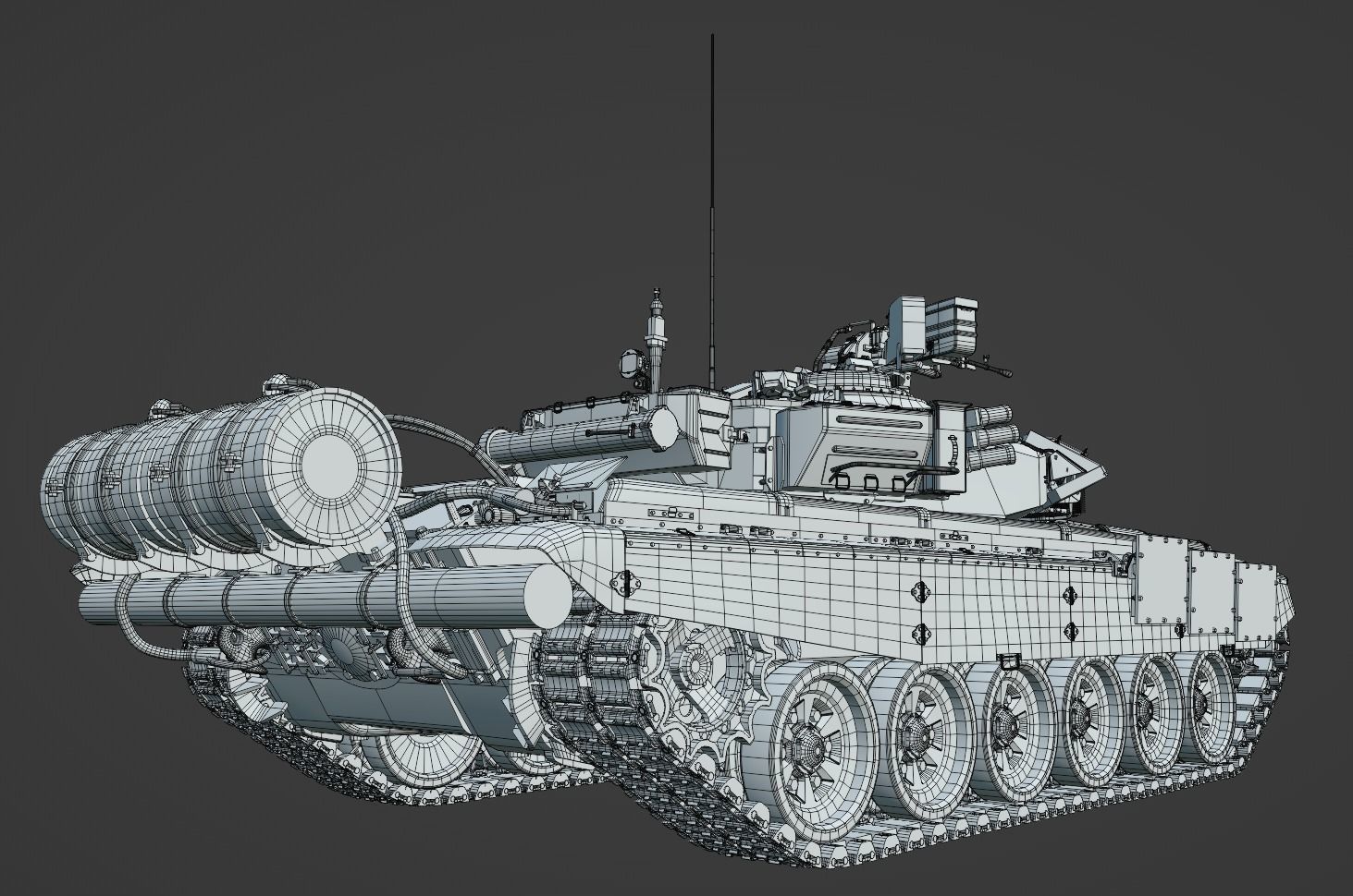 Tank T-90A 3D model | CGTrader