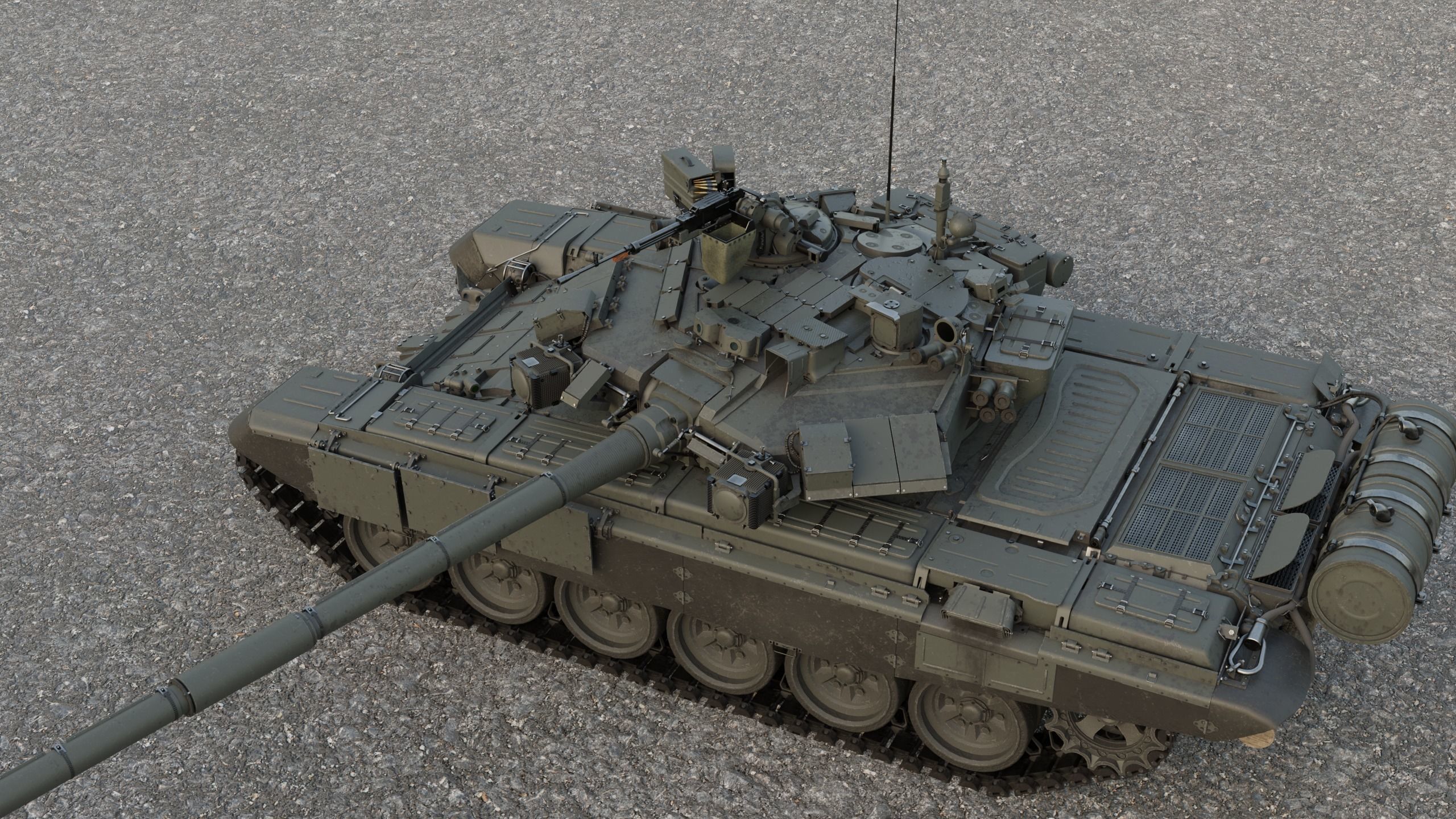 Tank T-90A 3D model | CGTrader