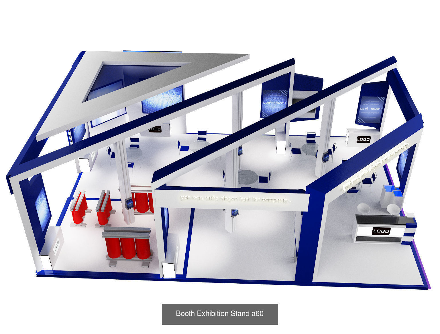 Booth Exhibition Stand G20 3D Model Collection | CGTrader