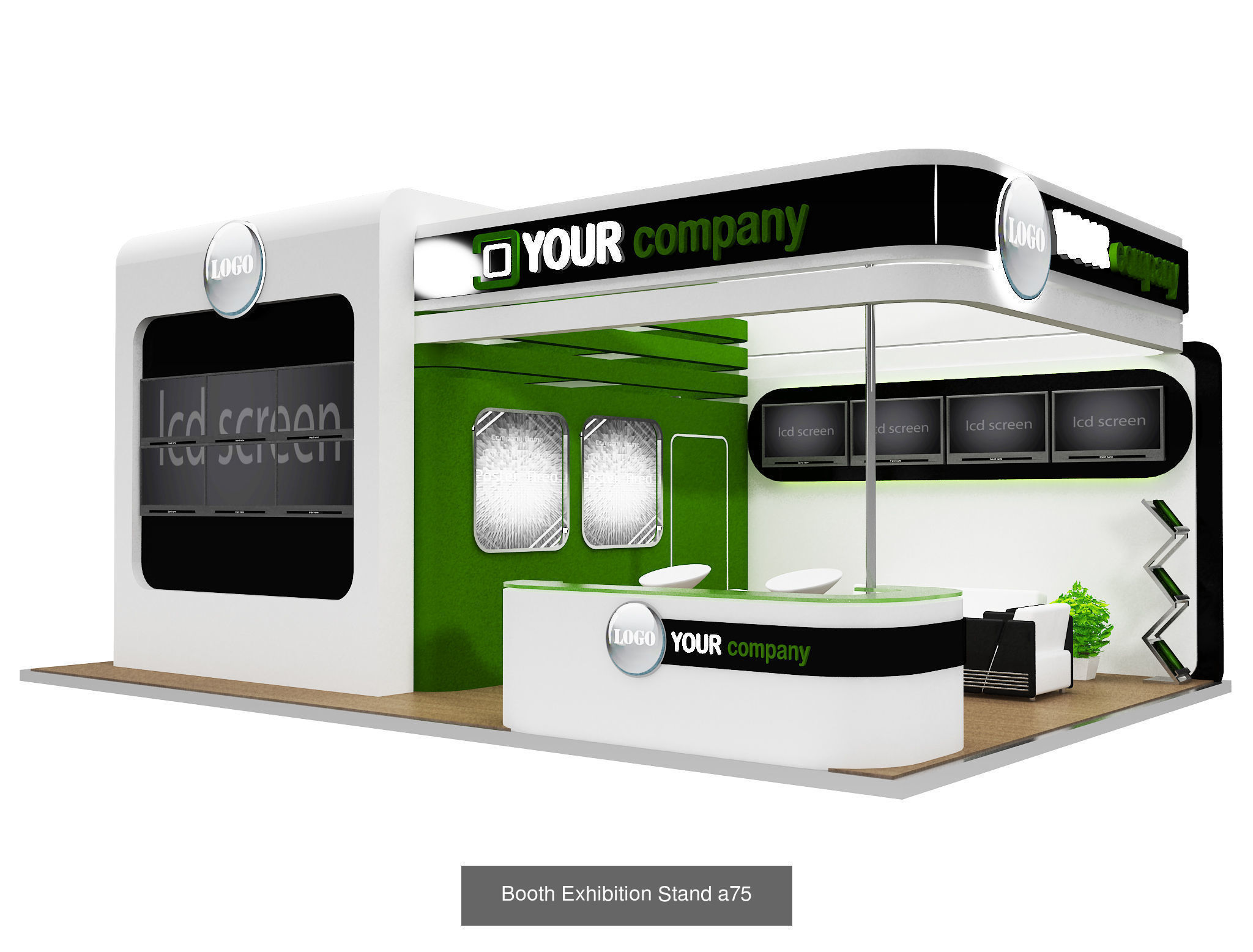 Booth Exhibition Stand G20 3D Model Collection | CGTrader