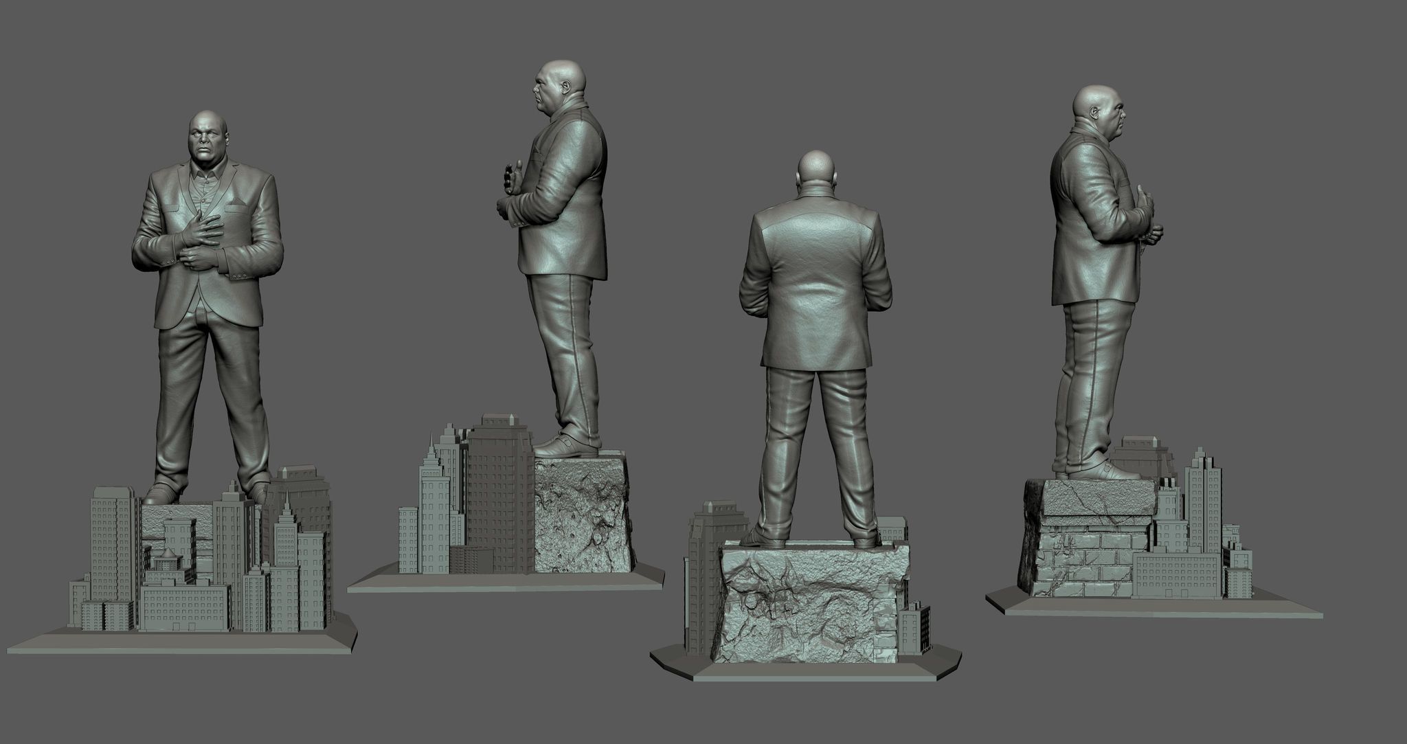 Kingpin Netflix version 3D model 3D printable | CGTrader
