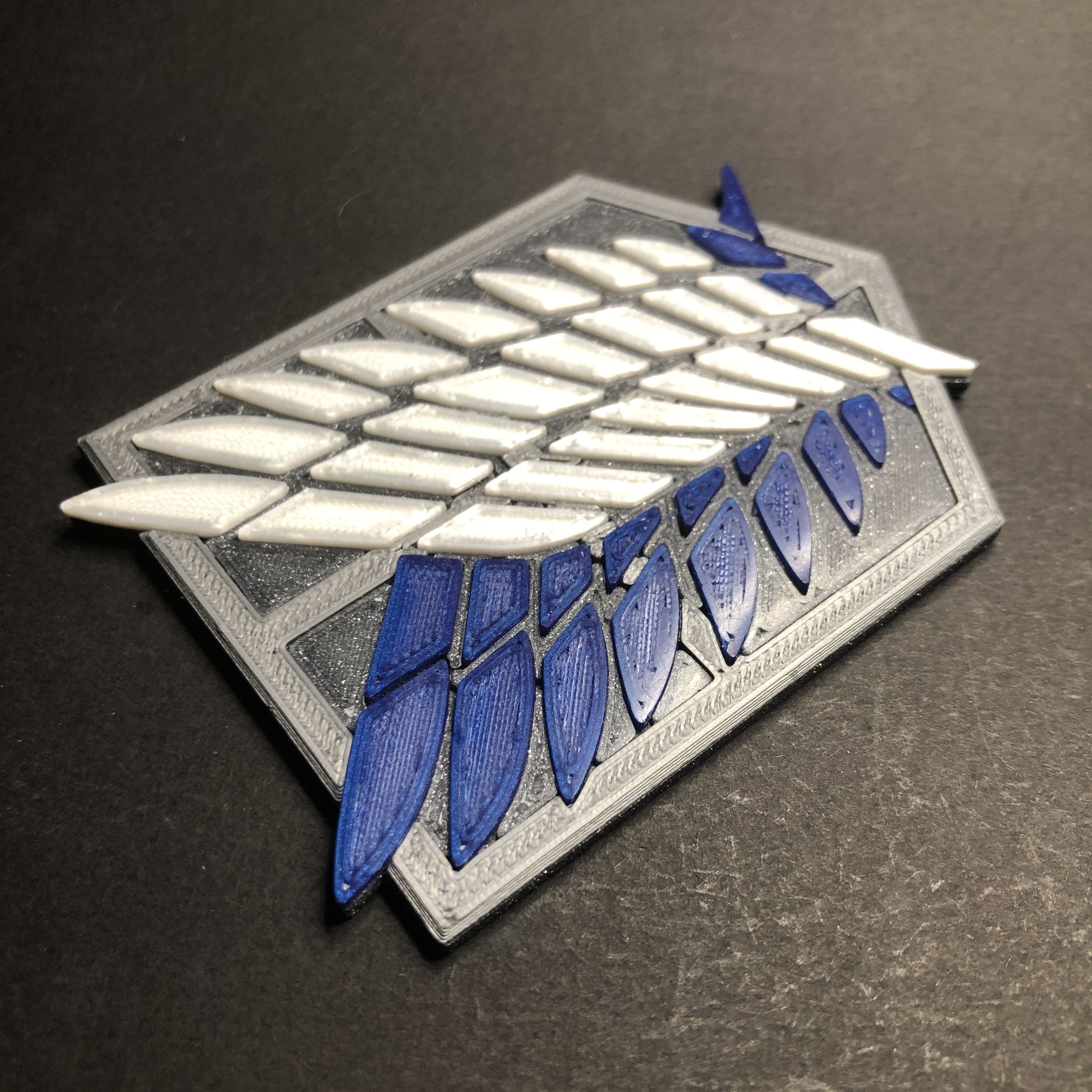 Attack on Titan Scout Regiment Badge free 3D model 3D printable | CGTrader