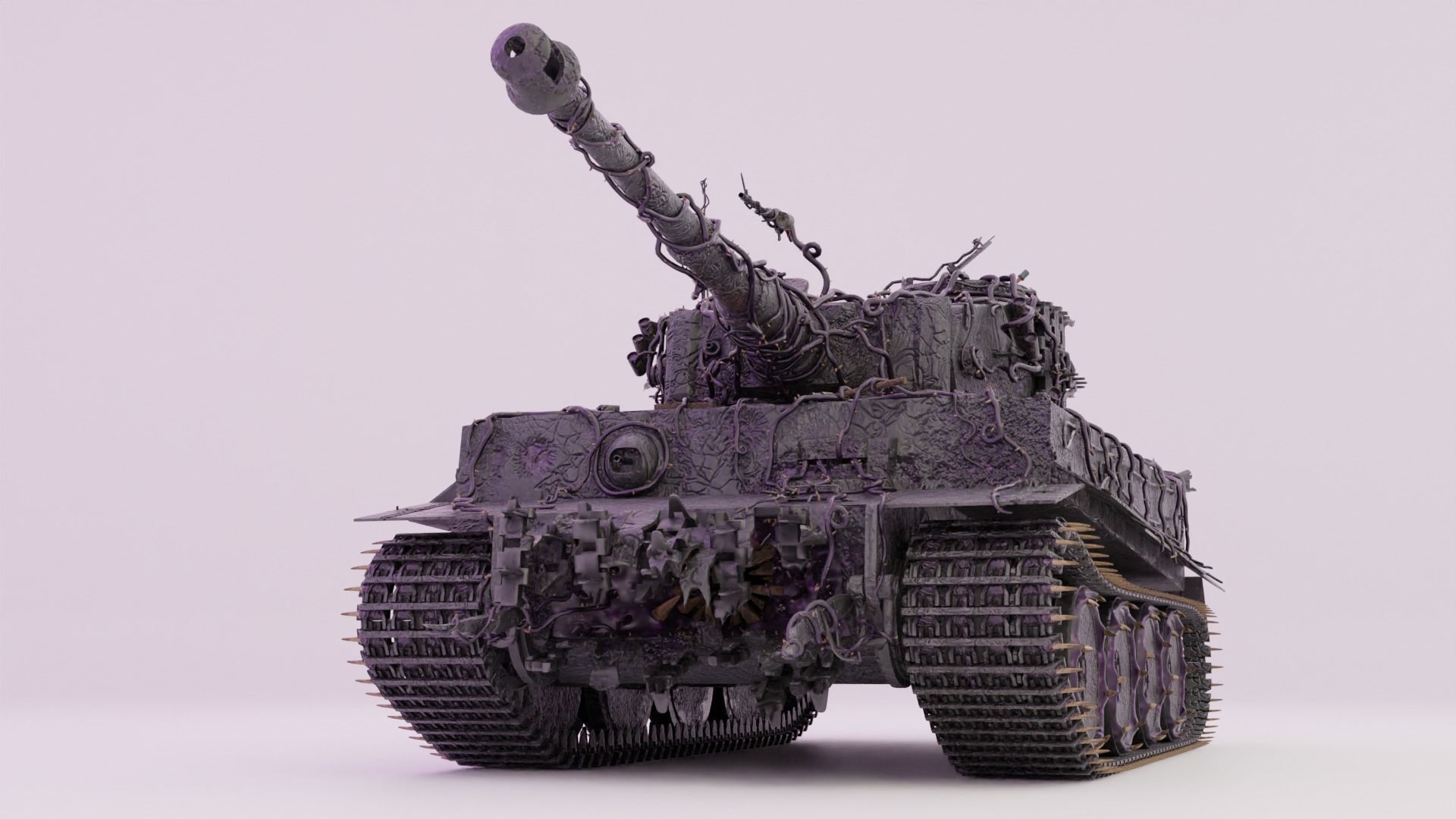 Demonic Heavy Tank free 3D model rigged | CGTrader